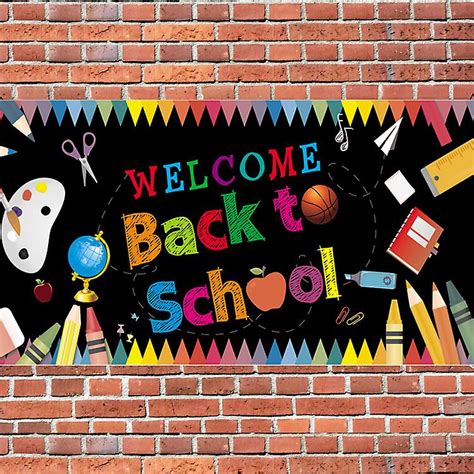 Back To School Photography Background Banner Teacher Appreciation