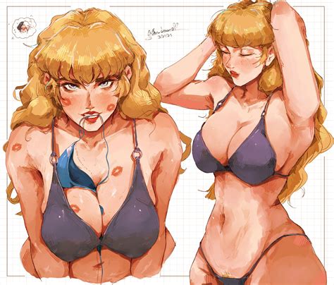 Rule 34 1girls Armpit Armpits Belly Belly Button Big Breasts Blonde