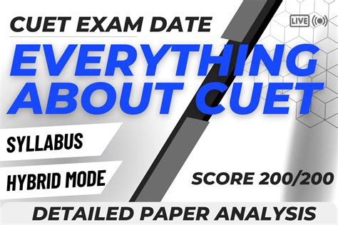 Cuet Syllabus 2025 Exam Pattern Books All Subjects And More
