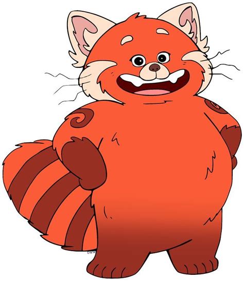 Turning Red Panda 02 Png Red Panda Disney Story Disney Colors