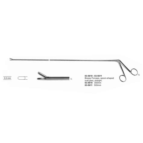 Biopsy Forceps Spoon Shaped Oval Jaws Straight Charisma Tech