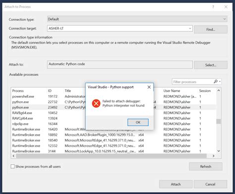 Ad7 Debugger Cant Attach To Python 37 · Issue 4145 · Microsoftptvs · Github