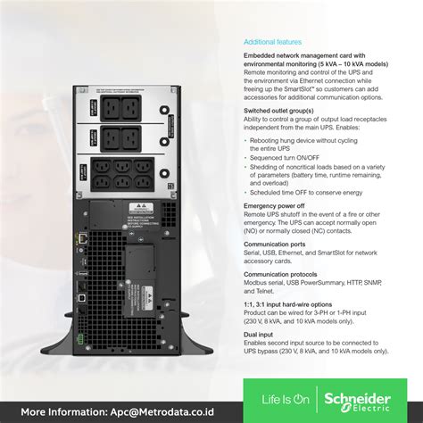 APC Smart UPS On Line Synnex Metrodata Indonesia