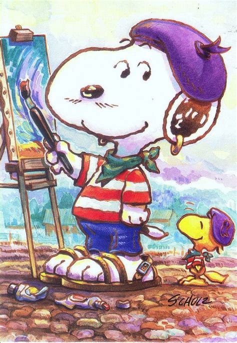 Painter Snoopy Charlie Brown Y Snoopy Imágenes De Snoopy Snoopy Dibujos