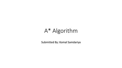 A Search Algorithm Pdf