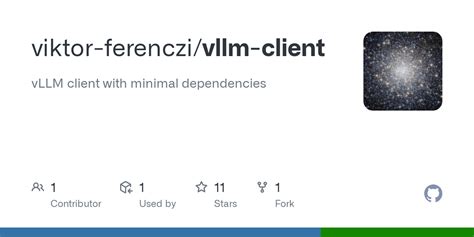 Github Viktor Ferenczi Vllm Client Vllm Client With Minimal Dependencies
