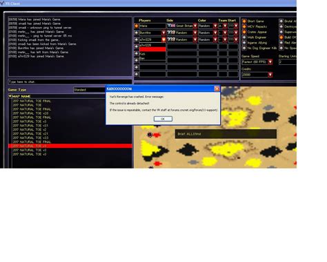 Client Crashing Since New Update Support CnCNet Community Forums