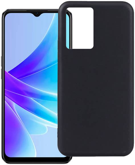 Oppo A57 A57s A77 Hoesje Dun Tpu Matte Back Cover Zwart Gsmpunt