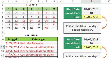 Cara Menghitung Tanggal Jatuh Tempo Pembayaran Dengan Excel