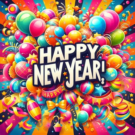 Colorful Happy New Year Images Free Download On Freepik