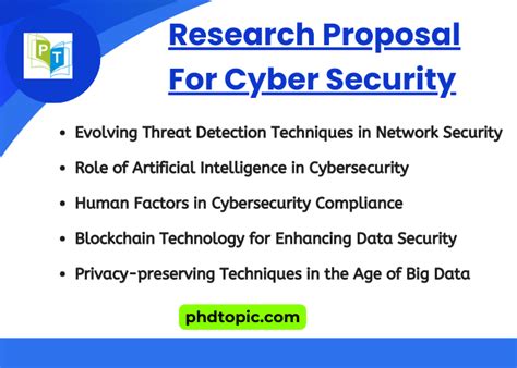 Research Proposal For Cyber Security Phd Topic