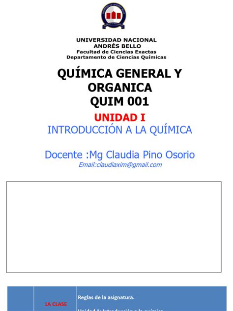 01 Clase 1 Unidad 1 Materia Mediciones Cxpo 1s2025 Pdf Sustancias