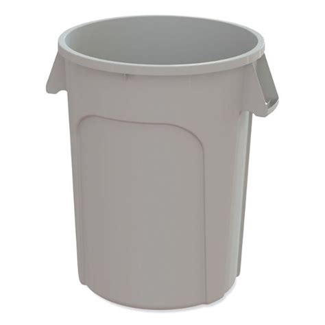 Value Plus Containers Gal Low Density Polyethylene Gray Plastic