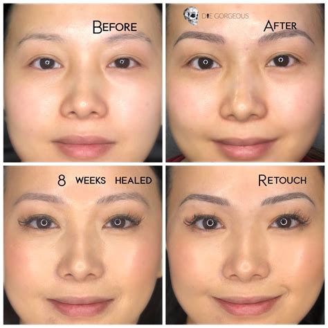Microblading healed results in 2021 | Microblading eyebrows ...