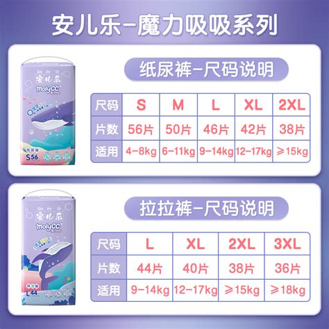安儿乐魔力吸吸纸尿裤 拉拉裤安尔乐超薄透气婴儿弹力裤SML XL码 虎窝淘