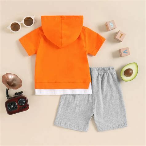 Look Like My Daddy Graphic Set Orange Funsies Garments