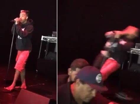 Xxxtentacion Was Knocked Out While Performing On Stage In San Diego In