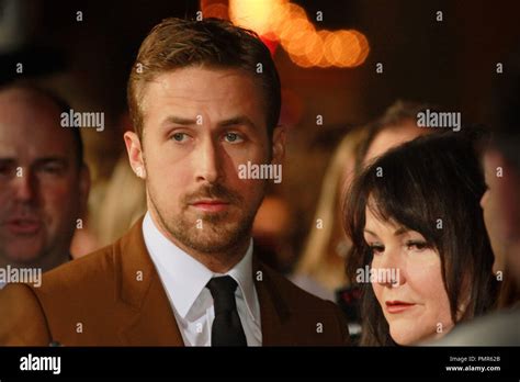 Ryan Gosling And His Mother Donna Gosling At The Premiere Of Warner