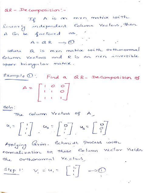 Qr Decomposition Method Pdf