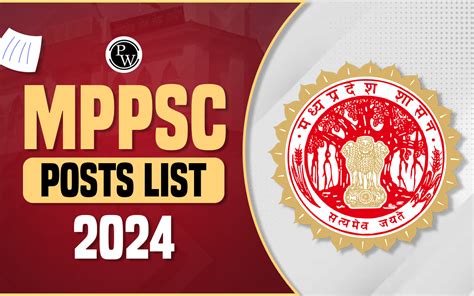 Mppsc Posts List 2024 Rank Wise Posts Eligibility Criteria