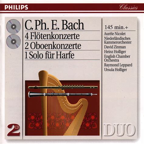Cpe Bach Flute Concertos Nicolet Holliger Insights