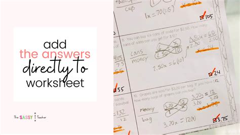 4 Ways To Make Your Own Self Checking Math Activities The Sassy Math