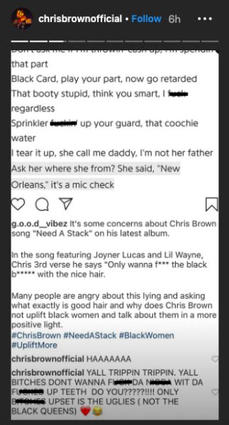 Chris Browns Mother Defends Him Amidst Controversial Lyrics About