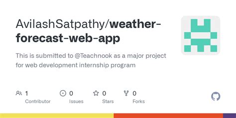 Github Avilashsatpathyweather Forecast Web App This Is Submitted To
