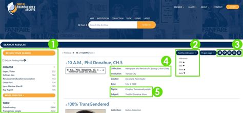 Search Tips Terms Digital Transgender Archive