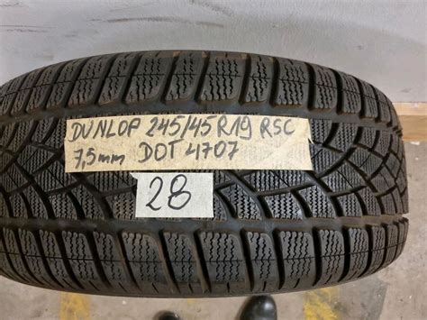 1x Winterreifen 245/45R19 102V Dunlop Winter Sport 3D Runflat in Kr ...