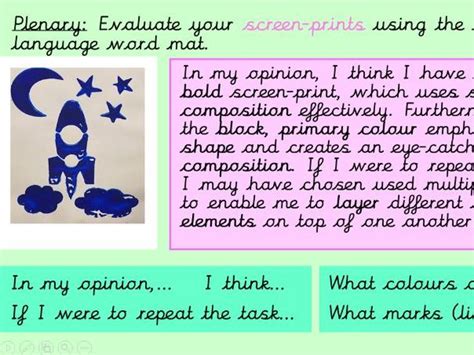 Printmaking L3 Screen Printing Ks2 Art And Design Teaching Resources