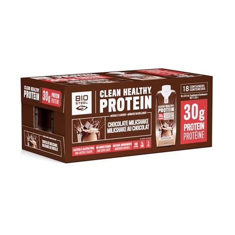 Protein Drink Chocolate Milkshake 18 Pack Biosteel
