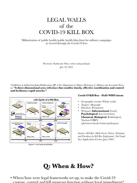 Kill Box Presentation Pdf Food And Drug Administration