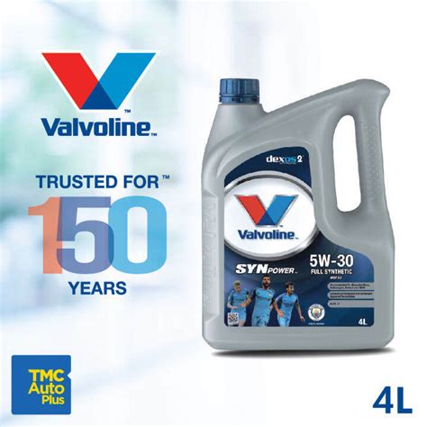 Valvoline Synpower Mst 5w30 Fully Synthetic Engine Oil 4 Liter Lazada