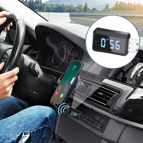 Bluetooth 53 Car Audio Adapter With Fm Transmitter Usb Powered Built