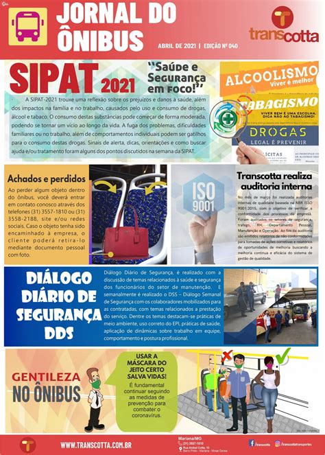 Jornal do ônibus Transcotta
