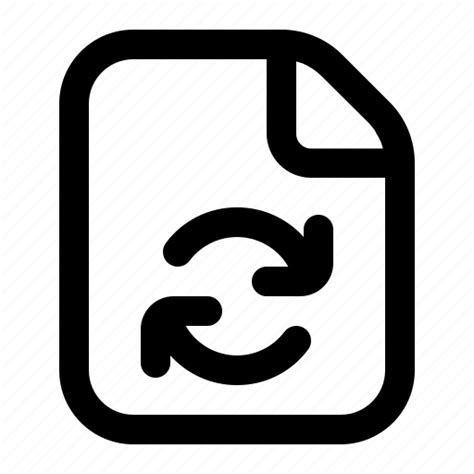 Document File Sync Icon