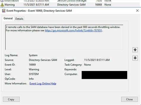 2 Remote Calls To The Sam Database Have Been Denied Windows