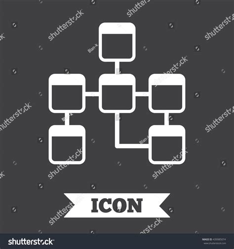Database Sign Icon Relational Database Schema Vector De Stock Libre De Regalías 439985074
