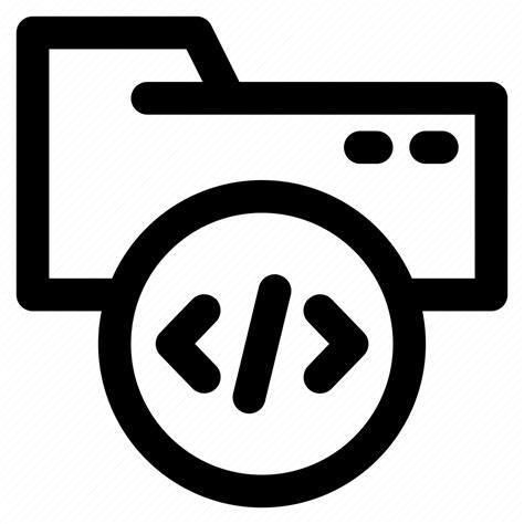 Folder Coding Document Computer File Icon Download On Iconfinder