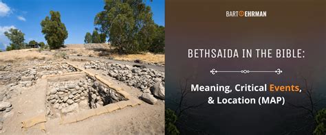 Bethsaida In The Bible Meaning Critical Events And Location Map