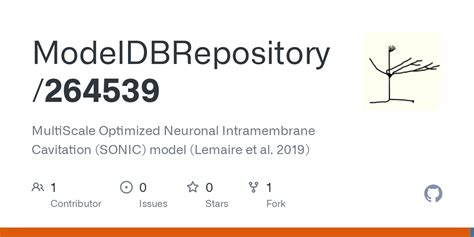 GitHub ModelDBRepository MultiScale Optimized Neuronal Intramembrane Cavitation SONIC