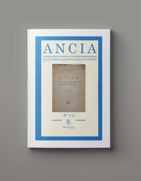 REVISTA ANCIA Nº12 Fundación Blas de Otero