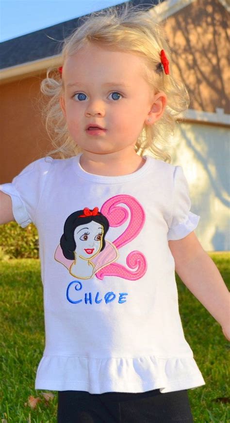 Personalized Snow White Birthday Shirt Snow White Birthday Birthday