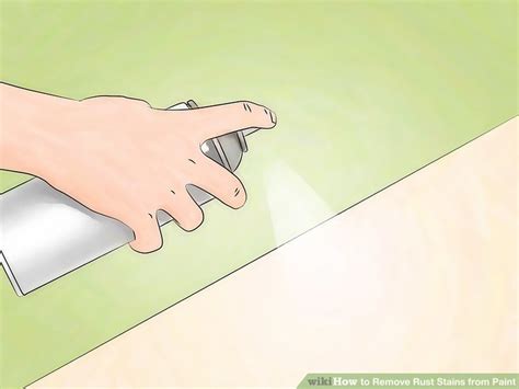 How To Remove Rust Stains From Paint Steps With Pictures