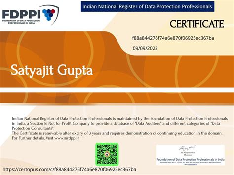 Rtn Satyajit Gupta Cippe On Linkedin Satyajit Gupta Certopus