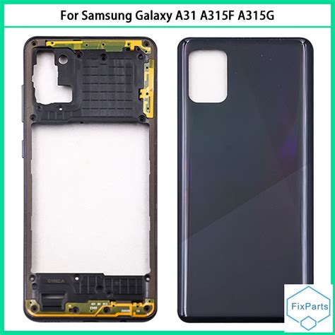 Para Samsung Galaxy A31 A315f A315g A315n A315 Carcaça Completa Meia