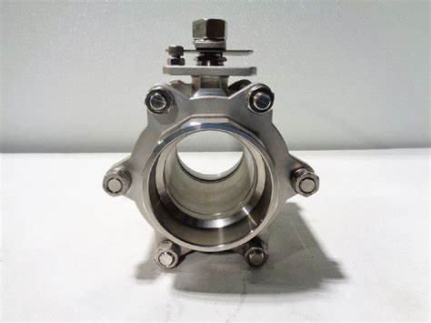 Flow Tek Series 5000 4 Socket Weld Cf8m 3 Pc Ball Valve
