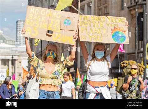 Extinction Rebellion Demonstrate In Parliament Square London As Police
