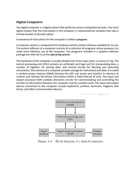 Coa Unit 1 Pdf Computer Data Storage Computer Hardware